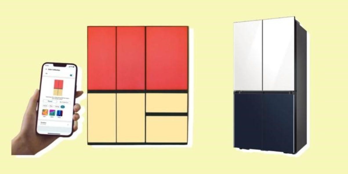 Refrigerators with colorful panels. – کاوش تجارت مبین